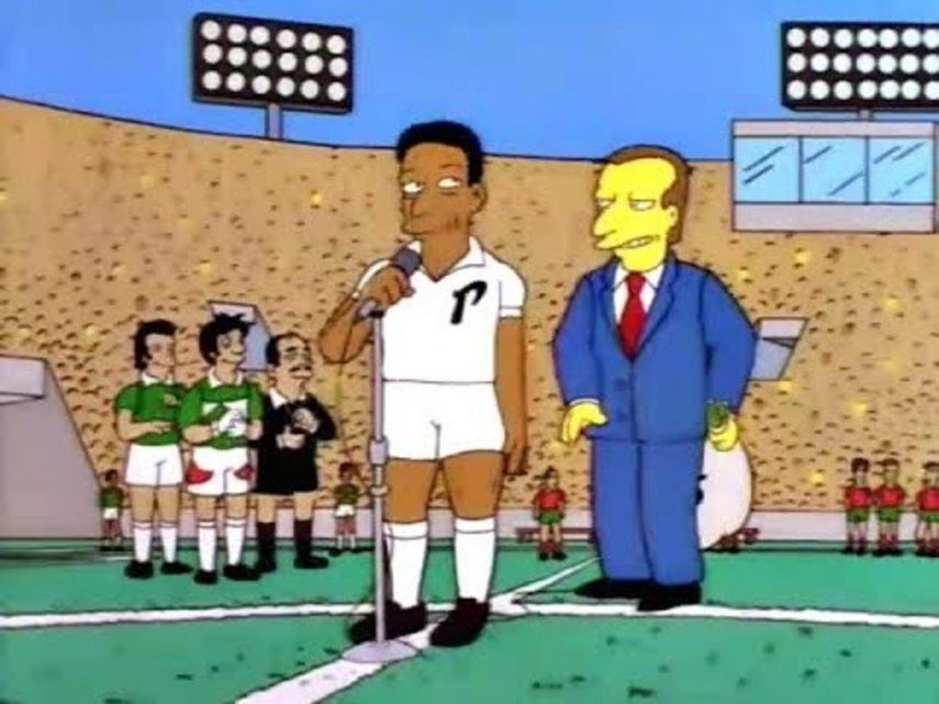 El día en que Pelé apareció en la serie Los Simpson