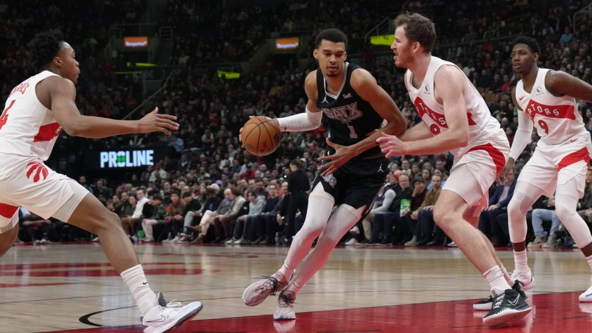 NBA: Victor Wembanyama hizo historia ante los Raptors