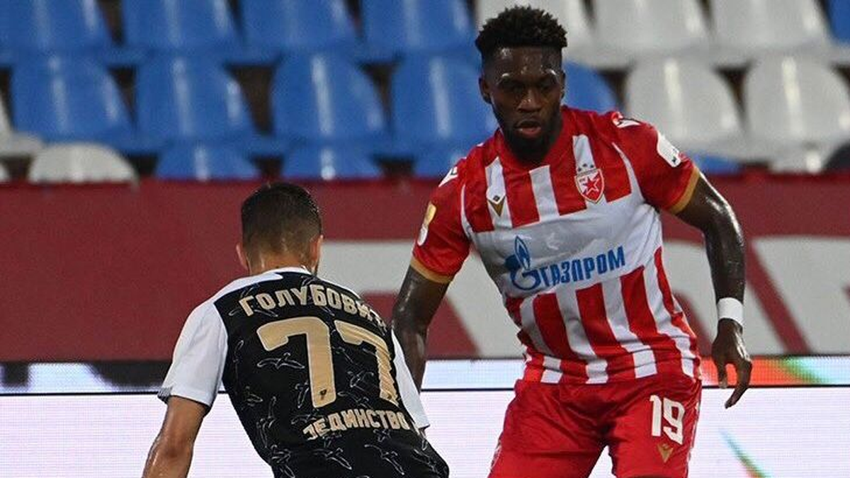 José Luis Rodríguez debutó oficialmente con la Estrella Roja de Belgrado