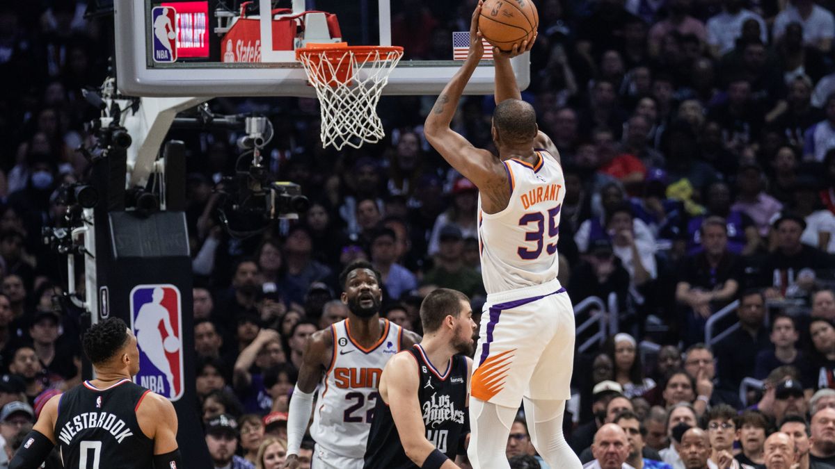 NBA: Durant y Booker lideran victoria de Suns ante Clippers