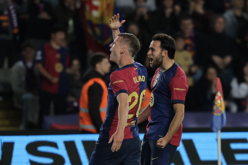 El FC Barcelona venció al Mallorca con gol de Dani Olmo