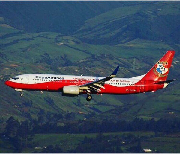 Avión de Copa llevará los colores de la selección de Panamá