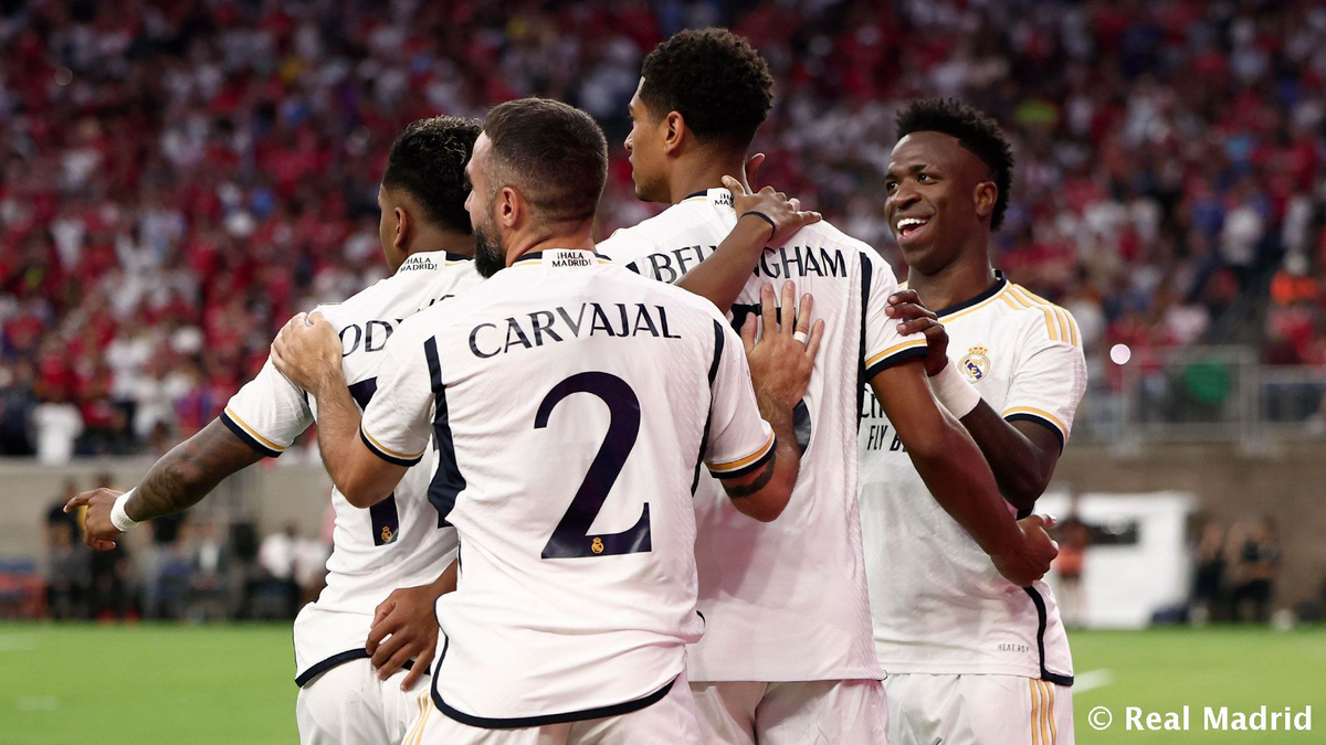 Alineación del Real Madrid para medirse al Barcelona en amistoso