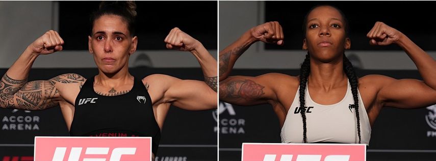 Joselyne Edwards ya cumplió con la báscula para el combate en UFC París