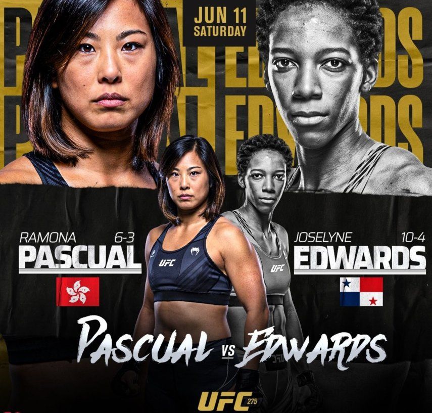 Joselyne Edwards vs Ramona Pascual este sábado en UFC 275
