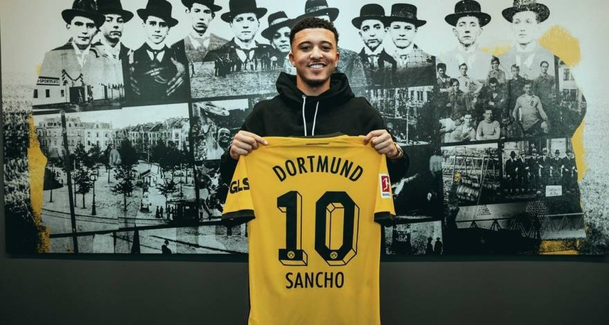 Jadon Sancho regresa cedido al Borussia Dortmund