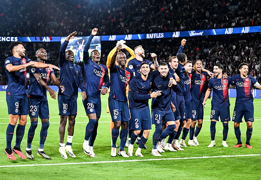 El PSG golea al Marsella de Michael Amir Murillo