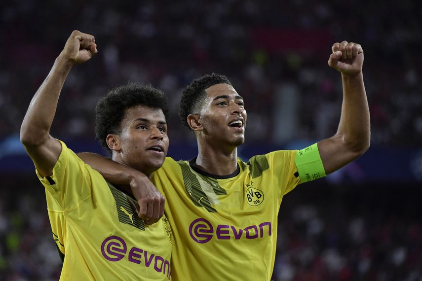 Champions League: Jude Bellingham brilla como capitán del Borussia Dortmund