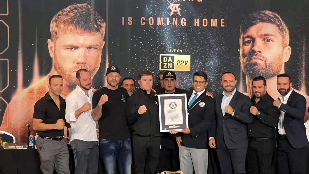 Canelo Álvarez y sus hermanos lograron un Récord Guinness