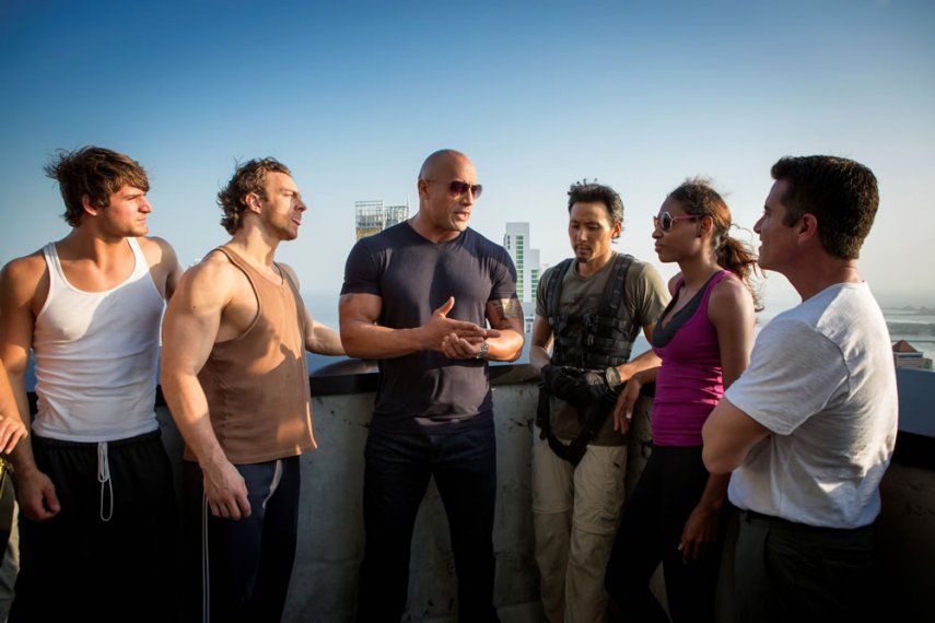 Backstage de The Hero