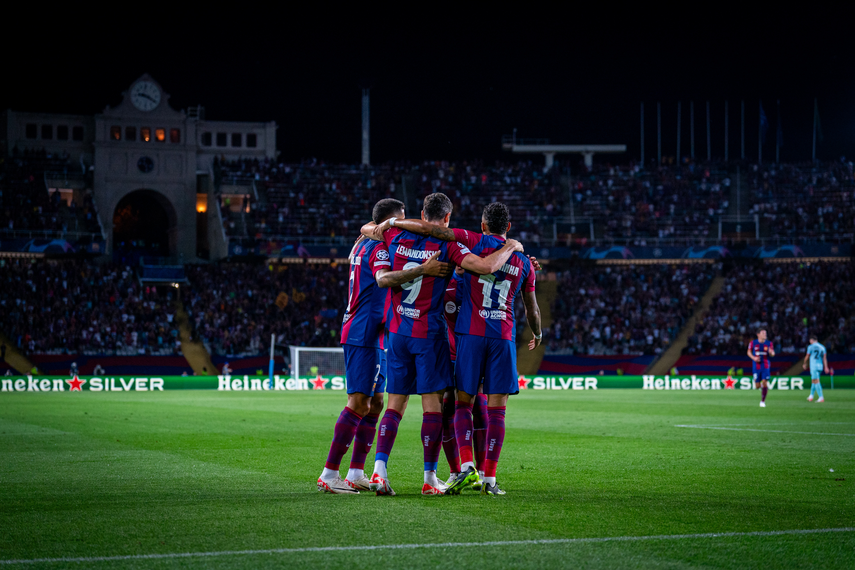 Champions League: El FC Barcelona inicia goleando al Antwerp
