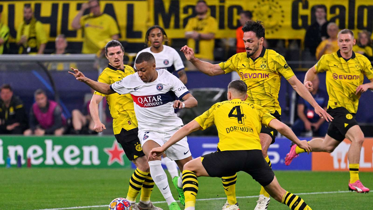 Champions League: XI de PSG y Dortmund para la semifinal de vuelta