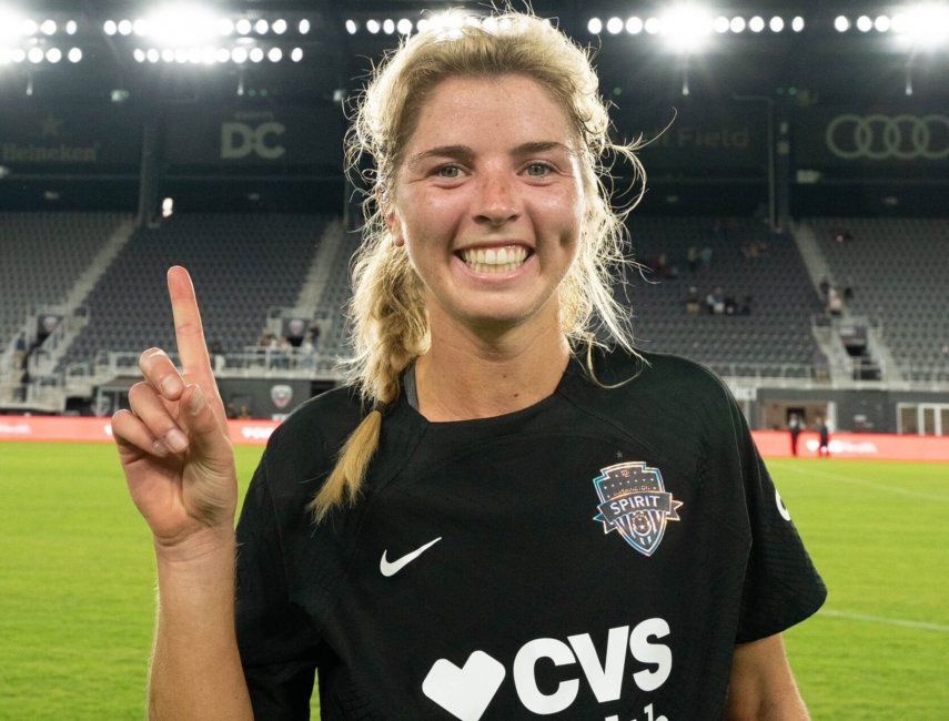 Riley Tanner debutó con asistencia en el Washington Spirit de USA