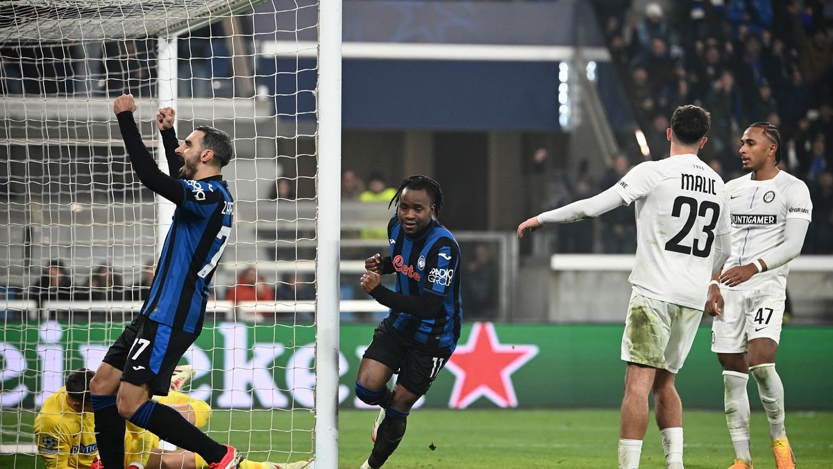 Champions League: Atalanta BC golea al Sturm en Bérgamo