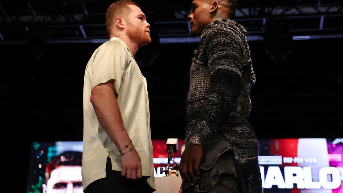 Canelo Álvarez y Jermell Charlo tuvieron primer cara a cara en New York