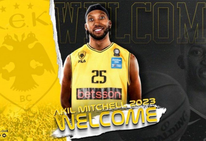El panameño Akil Mitchell es nuevo jugador del AEK BC