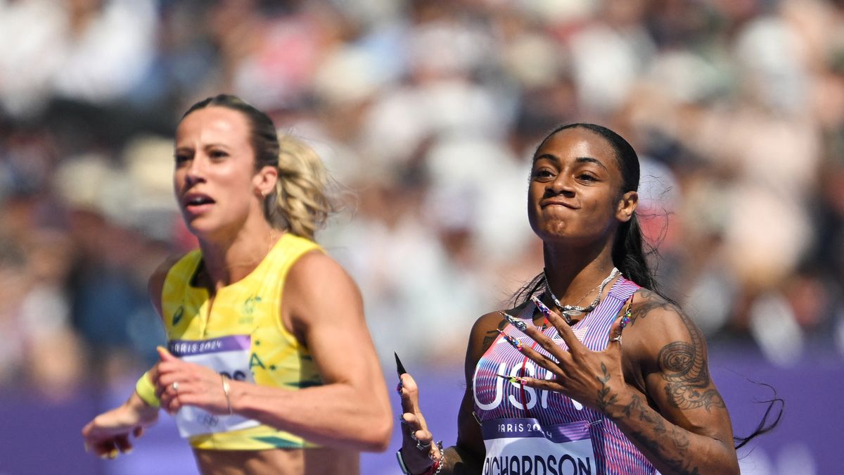 París 2024: ShaCarri Richardson domina serie en 100m femeninos