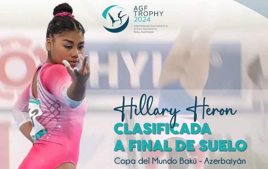 Copa del Mundo Bakú: Hillary Heron clasifica a la final de suelo