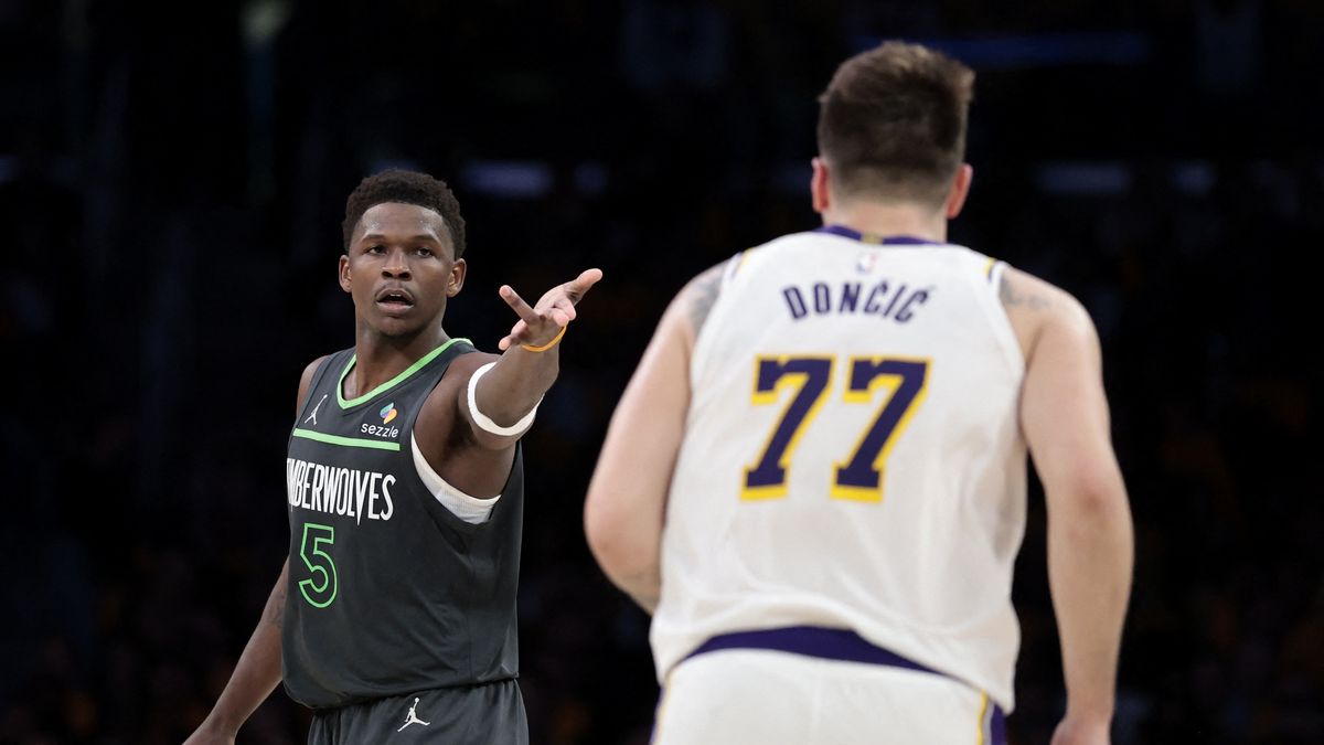 NBA: Timberwolves de Anthony Edwards ganaron a Lakers en inicio de los playoffs