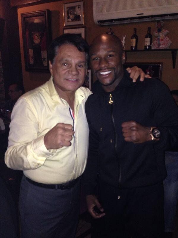 Floyd Mayweather Se Reúne Con Roberto Durán