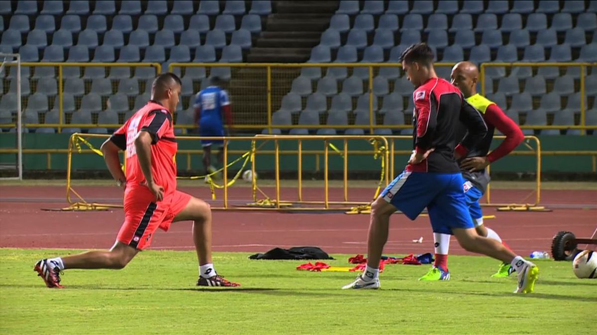 Selección mayor de Panamá lista para reconocer el Ato Boldon Stadium