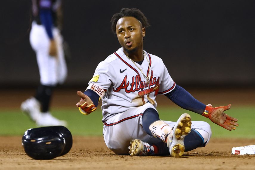 MLB: Ozzie Albies ingresó a la lista de lesionados
