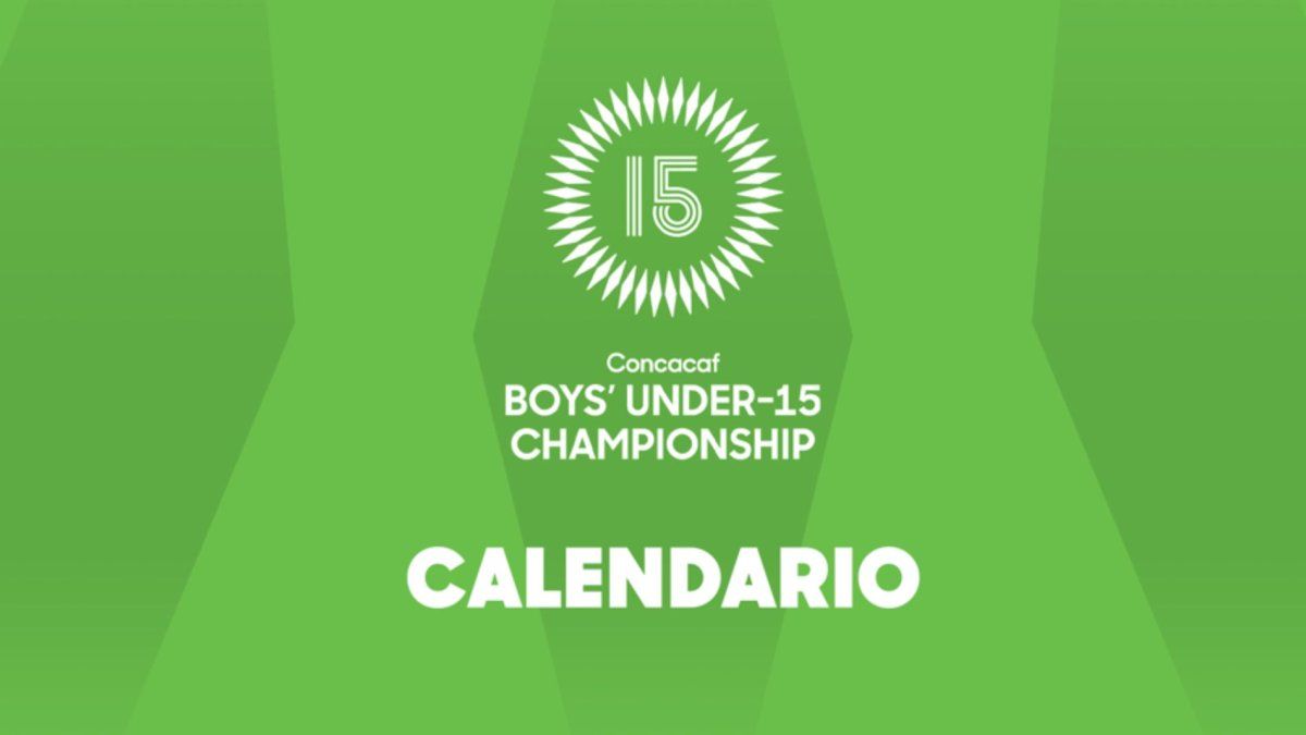 Campeonato de Niños U15 CONCACAF revela calendario de partidos
