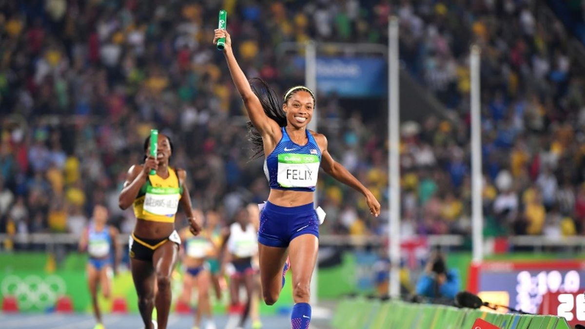 Allyson Felix gana su sexto oro olímpico con relevos 4x400 m con EEUU
