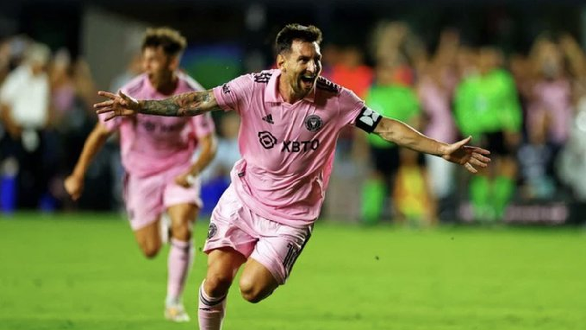 Lionel Messi rompió dos récords en su debut con el Inter Miami