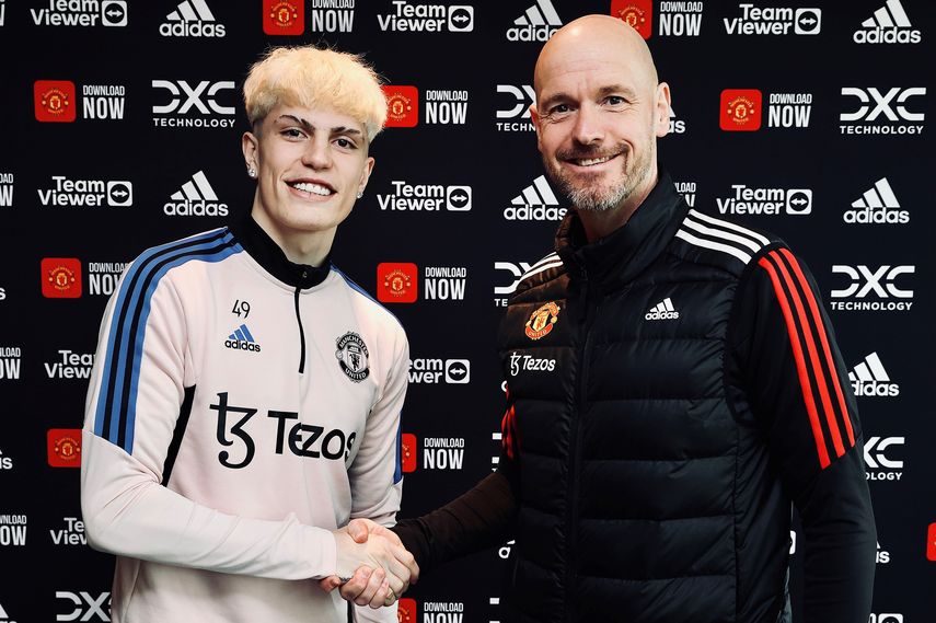 Alejandro Garnacho firma nuevo contrato a largo plazo con el Manchester ...