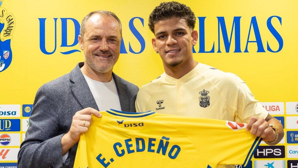 Edward Cedeño: ¿Qué número tendrá en su camiseta con UD Las Palmas?
