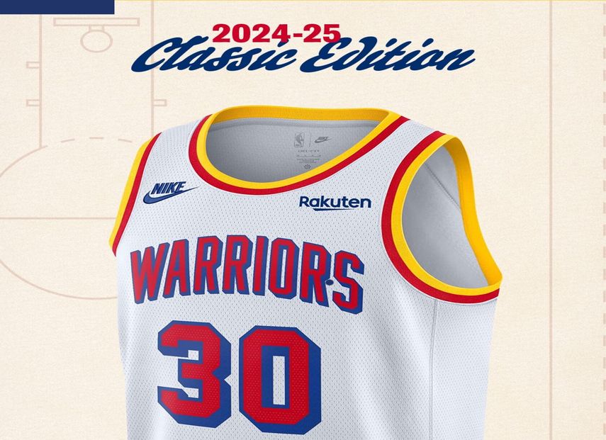 NBA: Warriors presentan uniforme Classic Edition