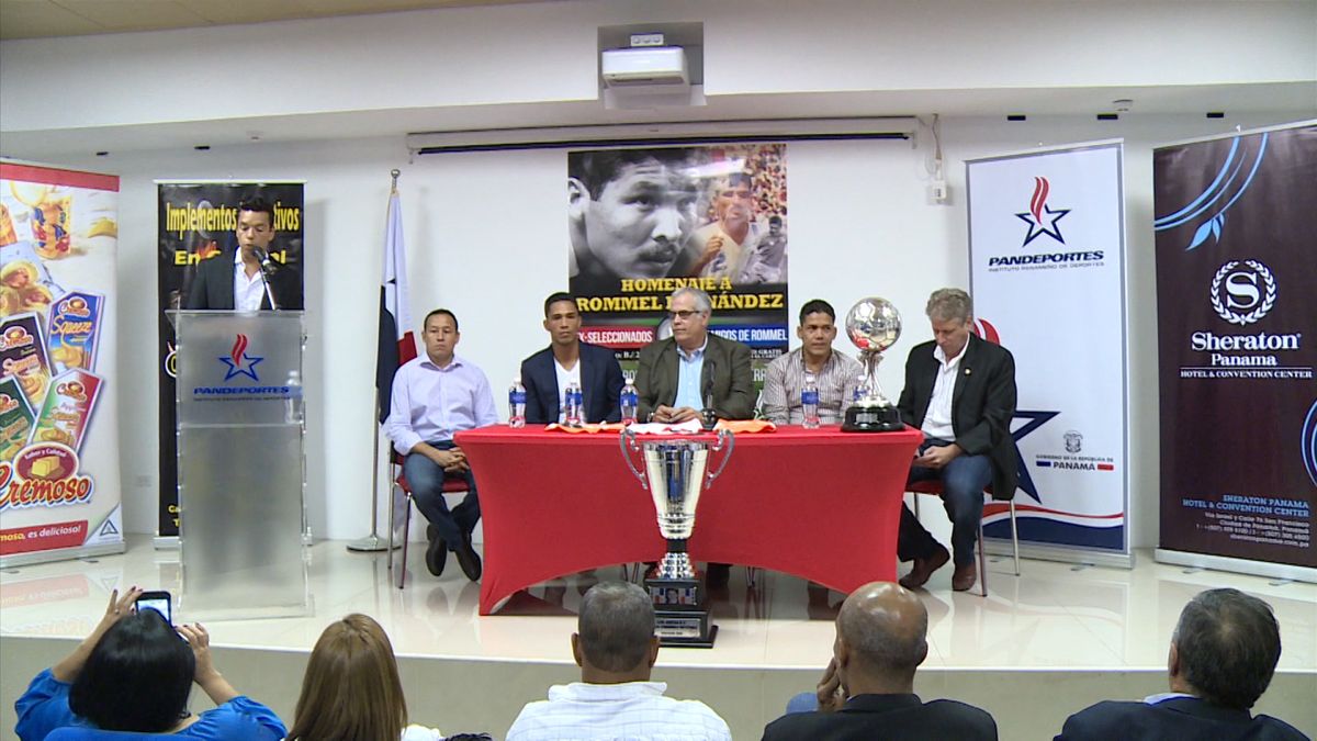 Partido homenaje a Rommel Fernández el 8 de mayo