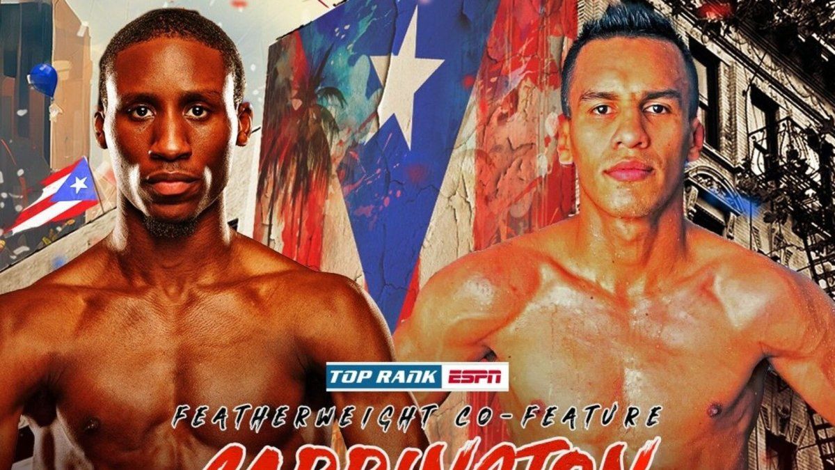 Top Rank hace oficial póster de Brayan De Gracia vs Bruce Carrington