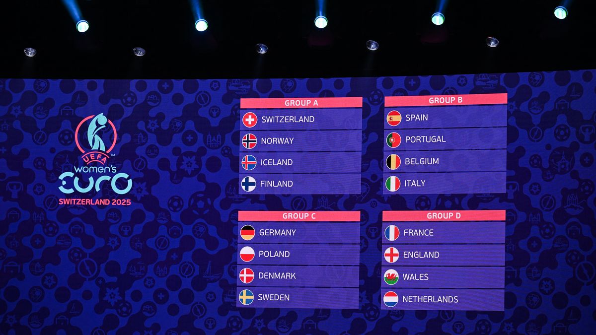 Eurocopa Femenina 2025: Así quedaron los grupos para la primera fase