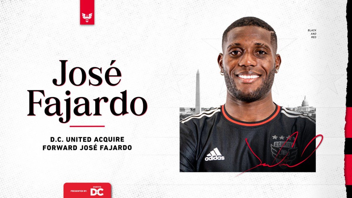 José Fajardo se une al DC United y jugará junto a Éric Davis