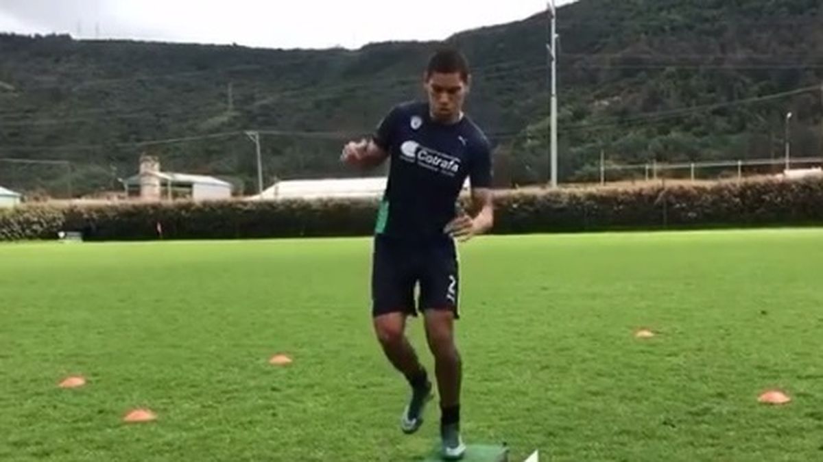 Valentín Pimentel trabaja a todo vapor en su recuperación
