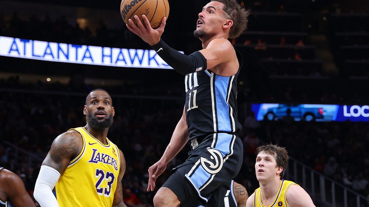 NBA: Los Hawks superaron a los Lakers de LeBron James