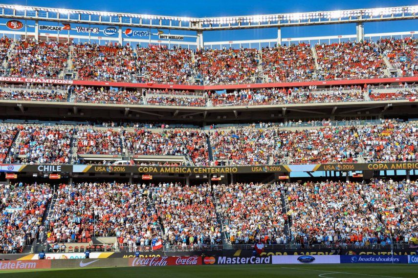 Fanáticos en la Copa América Centenario