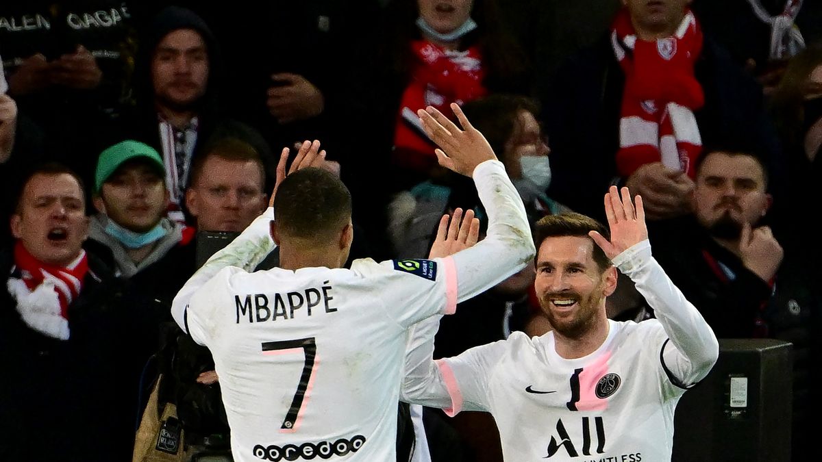 El PSG brilla con Kylian Mbappé y Lionel Messi
