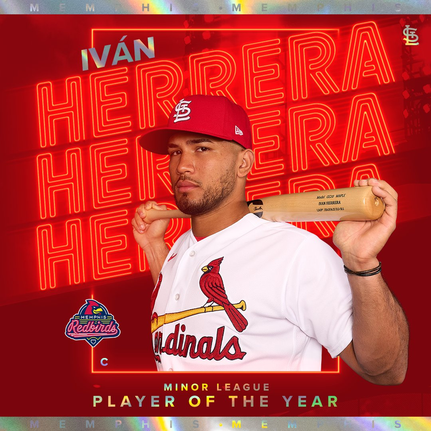 Iván Herrera es elegido Jugador del Año en Ligas Menores con San Luis