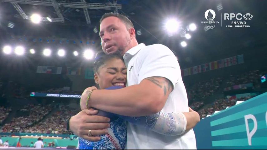 París 2024: Hillary Heron brilló con el Biles en la prueba de suelo