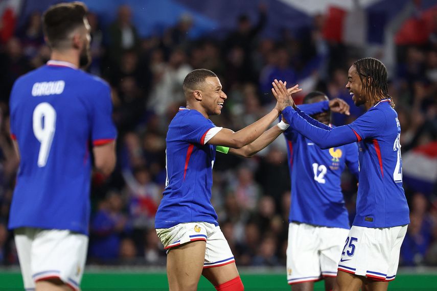 Kylian Mbappé protagonista en la goleada de Francia a Luxemburgo
